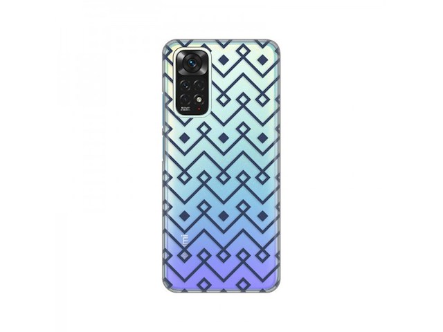 Maskica Silikonska Print Skin za Xiaomi Redmi Note 11/Note 11S Blue cubes