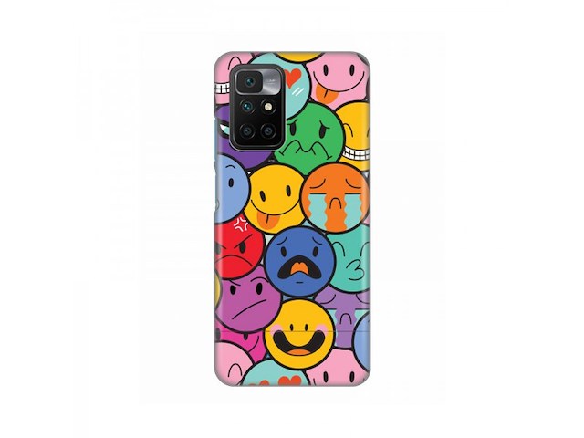 Maskica Silikonska Print Skin za Xiaomi Redmi 10/10 Prime Smiles