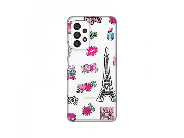 Maskica Silikonska Print Skin za Samsung A536B Galaxy A53 5G Love Paris