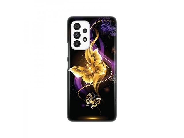 Maskica Silikonska Print Skin za Samsung A536B Galaxy A53 5G Golden butterfly