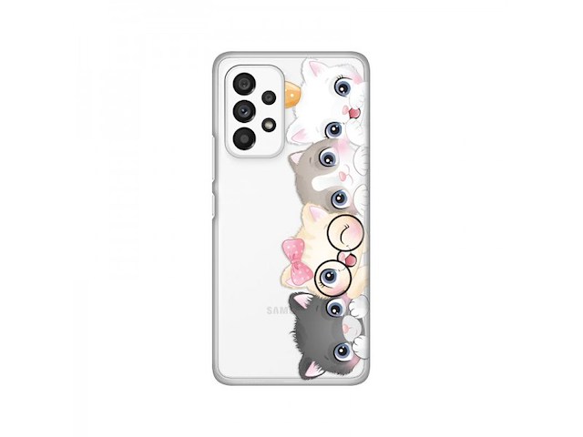 Maskica Silikonska Print Skin za Samsung A536B Galaxy A53 5G Cats