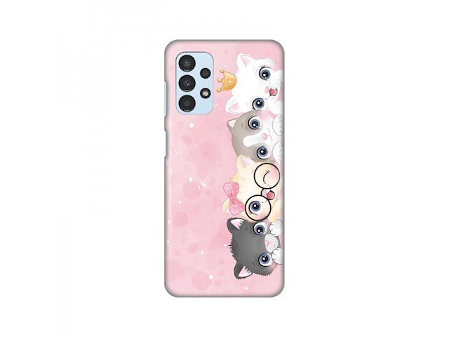 Maskica Silikonska Print Skin za Samsung A135F Galaxy A13 4G Pink cats