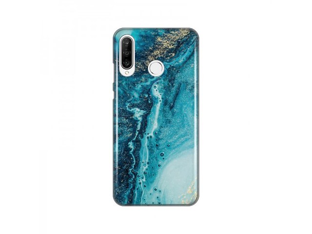 Maskica Silikonska Print za Huawei P30 Lite Pretty Marble