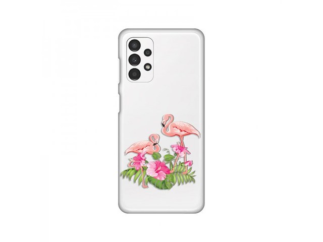 Maskica Silikonska Print Skin za Samsung A135F Galaxy A13 4G Flamingo