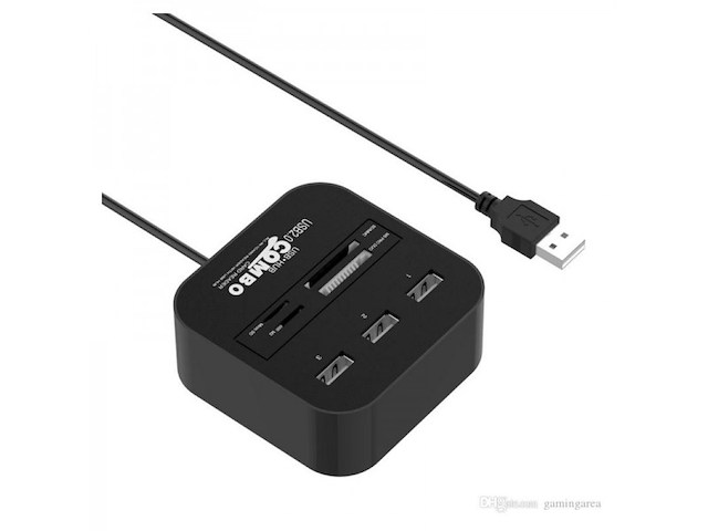 USB HUB i citac kartica 2u1 JWD-U35