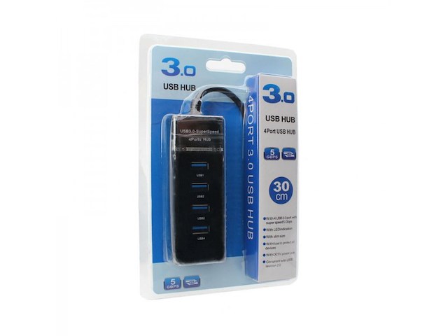 USB 3.0 HUB 4 porta JWD-U36 crni