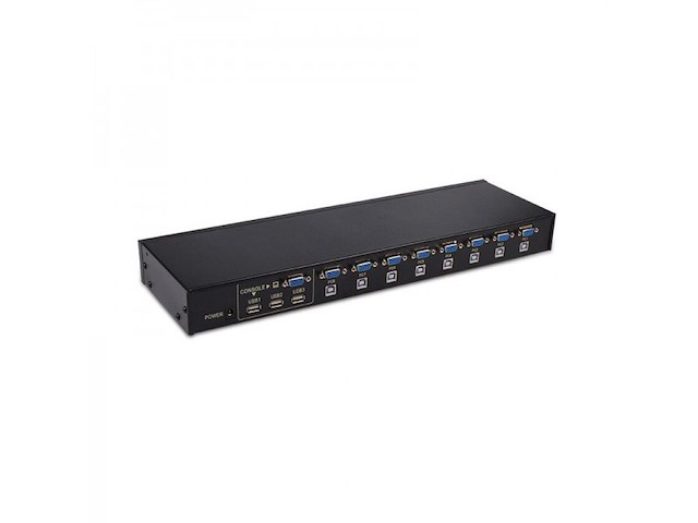 KVM switch 8 PC-a na isti monitor,mis,tastaturu JWD-SP27