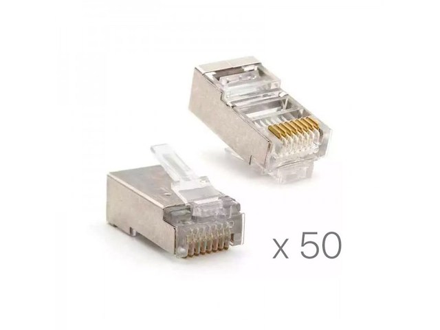 Konektor RJ45 metalni CAT5 JWD-AD79 50 kom