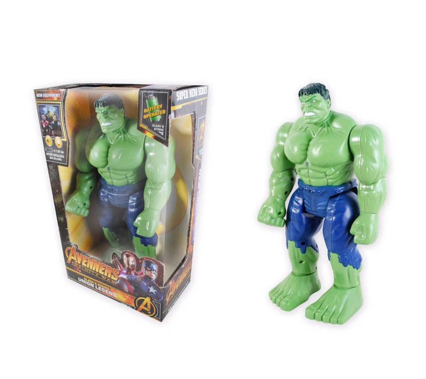 Hulk akciona figura koja hoda I svetli