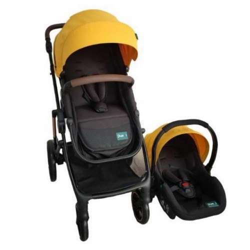 Kolica za bebe Puerri Duo sistem Oscar, yellow