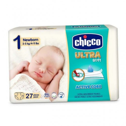 Pelene za bebe Chicco ULTRA Newbord 2 - 5kg, 27kom