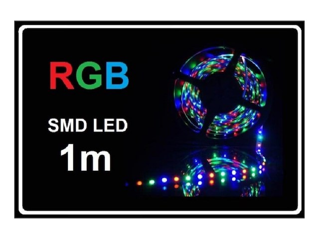LED traka 1m - RGB - promenljive boje