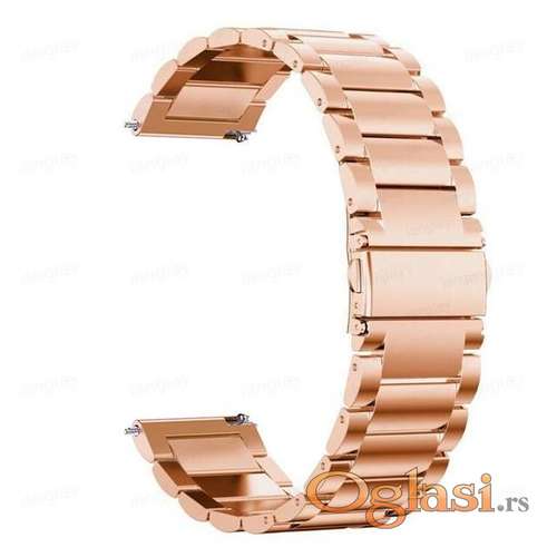 Rose gold metalna klasicna narukvica 20mm Samsung galaxy watch 42mm