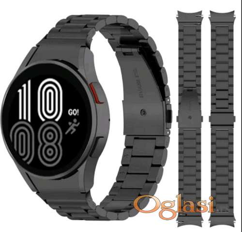 Crna metalna klasicna narukvica Samsung watch 4/5/5pro