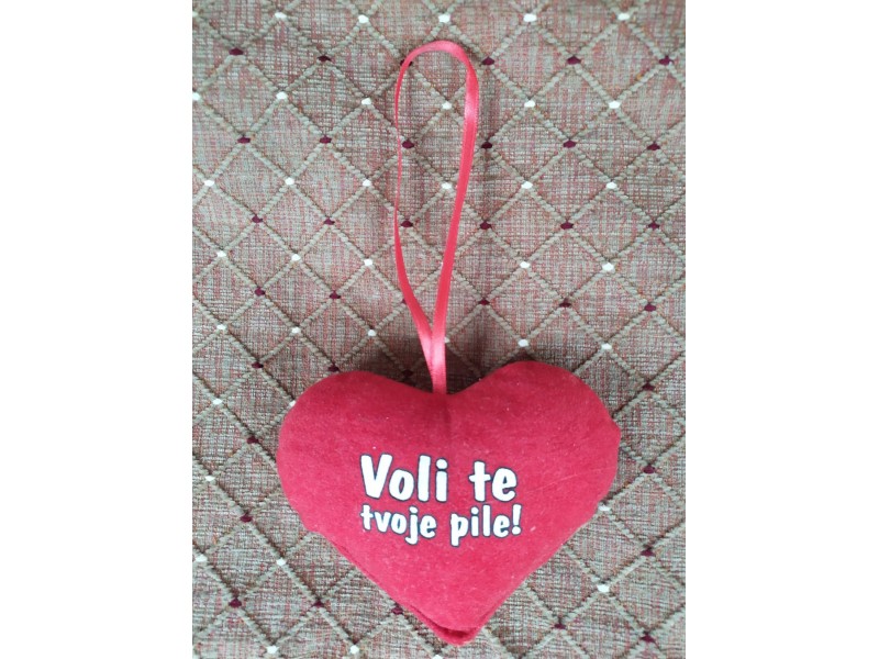 Plišano Srce "Voli te tvoje pile"