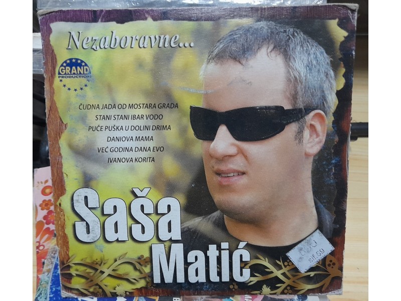 cd Saša Matić Nezaboravne...