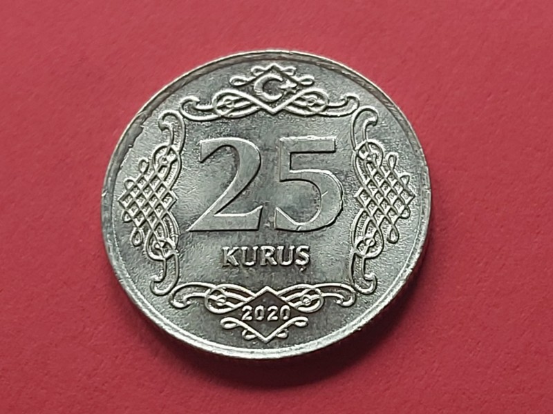 Turska - 25 kurus 2020 god