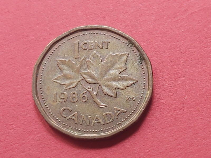 Kanada - 1 cent 1986 god