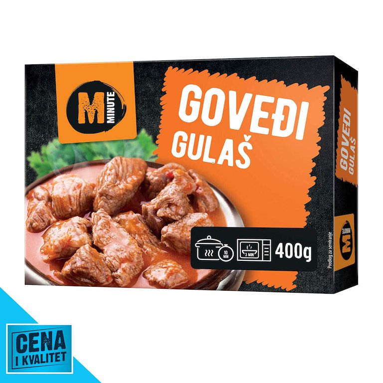 Minute goveđi gulaš 400g minute