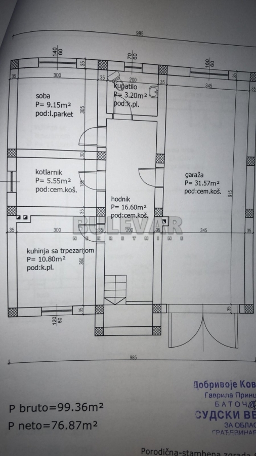 Kuća u Erdogliji, površina 320 m2