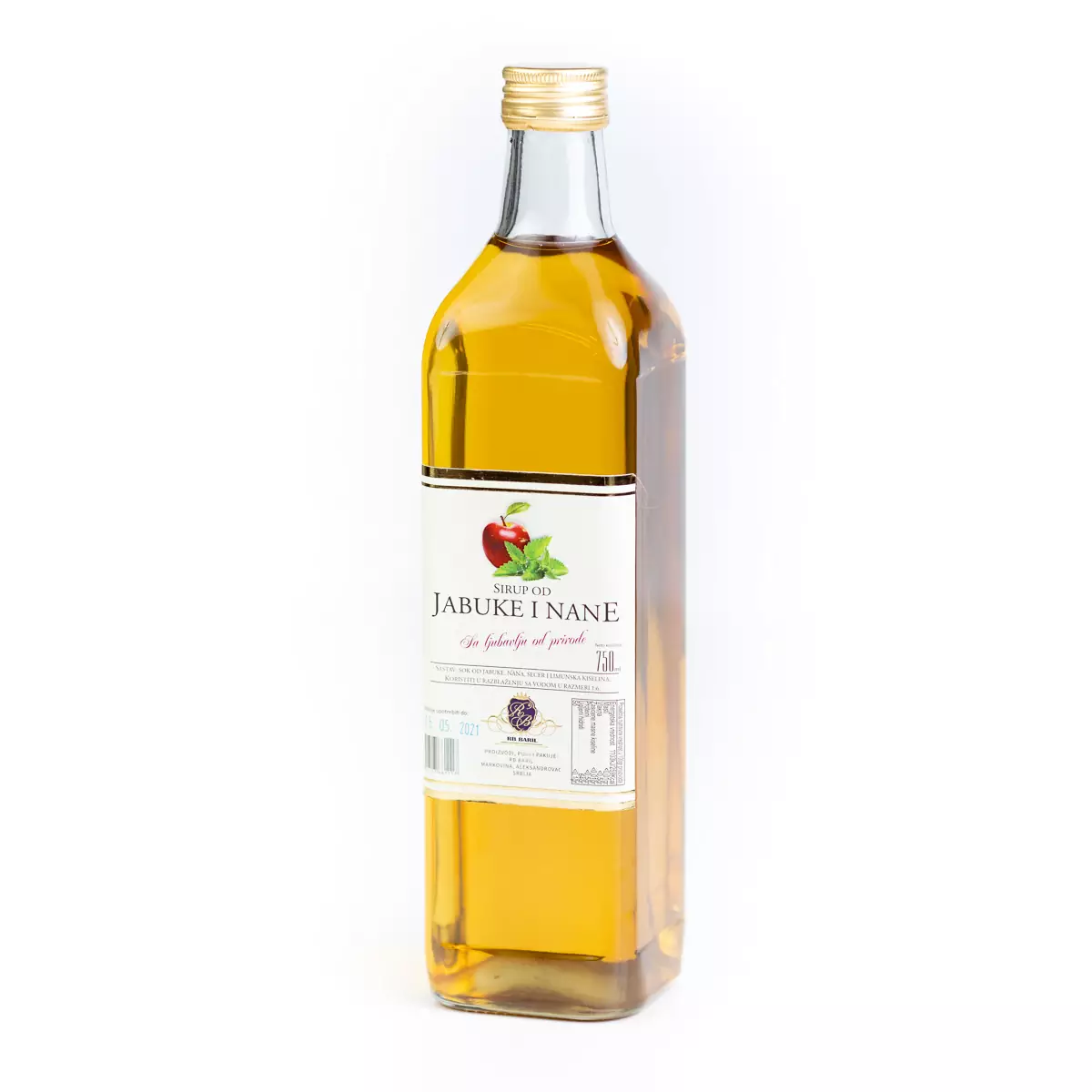 Sirup od jabuke i nane