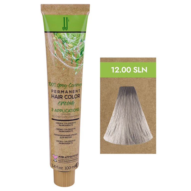 Farba za kosu JJ’s Gray Coverage 100ml 12.00 SLN Superplatinasta prirodna plava