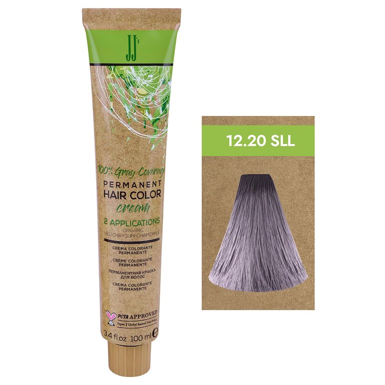 Farba za kosu JJ’s Gray Coverage 100ml 12.20 SLL Specijalna plavoljubičasta