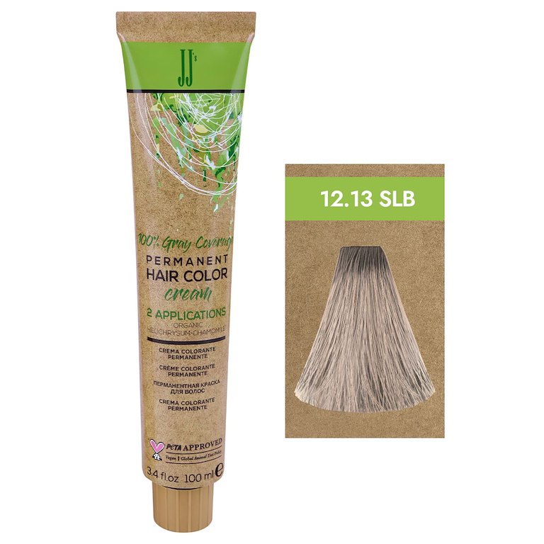 Farba za kosu JJ’s Gray Coverage 100ml 12.13 SLB Specijalna bežplava