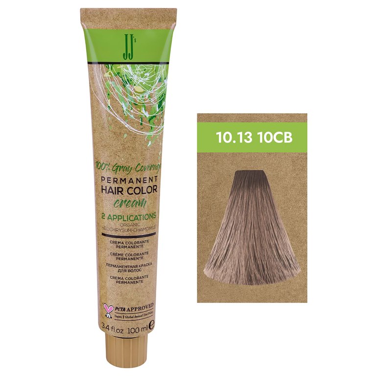 Farba za kosu JJ’s Gray Coverage 100ml 10.13-10CB Bež hladna ultra svetloplava