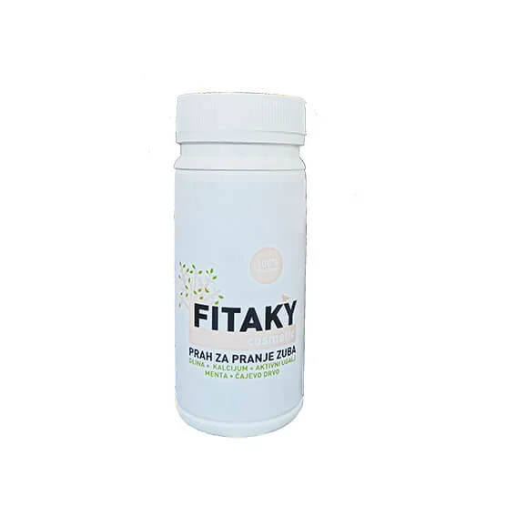 Ekološki Prah za Pranje Zuba Fitaky 50g