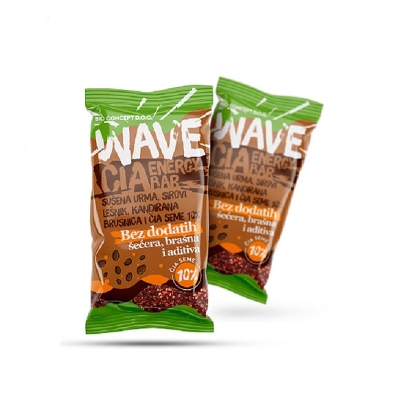 Energy bar sa čia semenkama 40g Wave