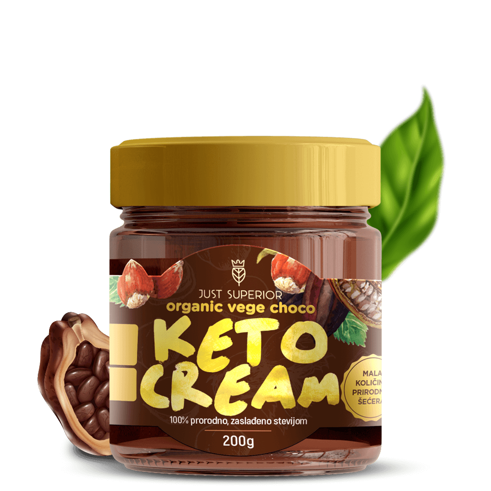 Keto Vege Čoko krem 250g organski Just Superior