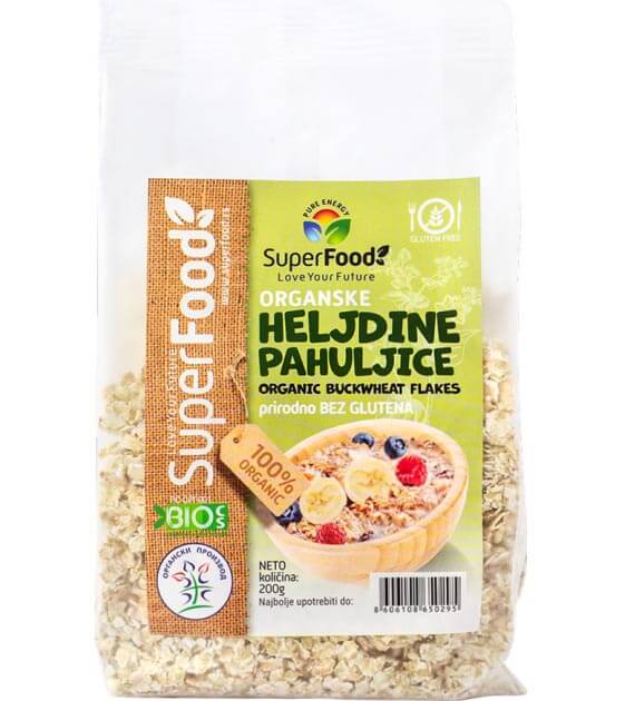 Heljdine pahuljice bez glutena organske 200g