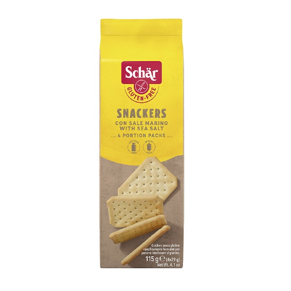 Slani kreker bez glutena Snackers 115g Schar