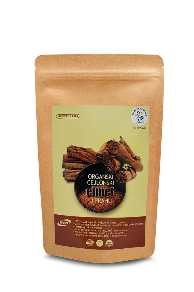 Organski Cimet Cejlonski Prah Superhrana DTC 100g