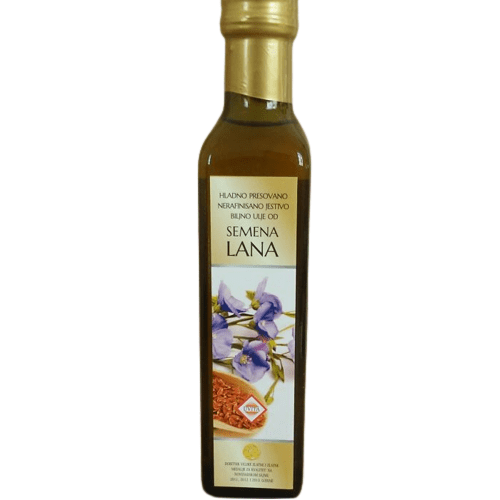 Ulje lana hladno ceđeno 250ml Uvita