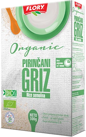 Organski Pirinčani Griz Flory 300g