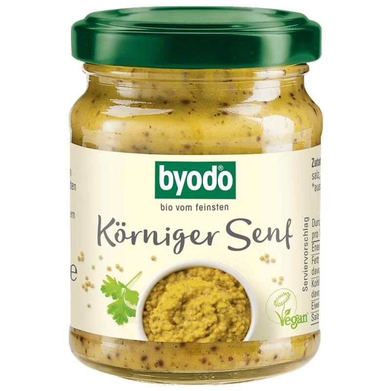 Organski Senf Zrnasti Byodo 125ml