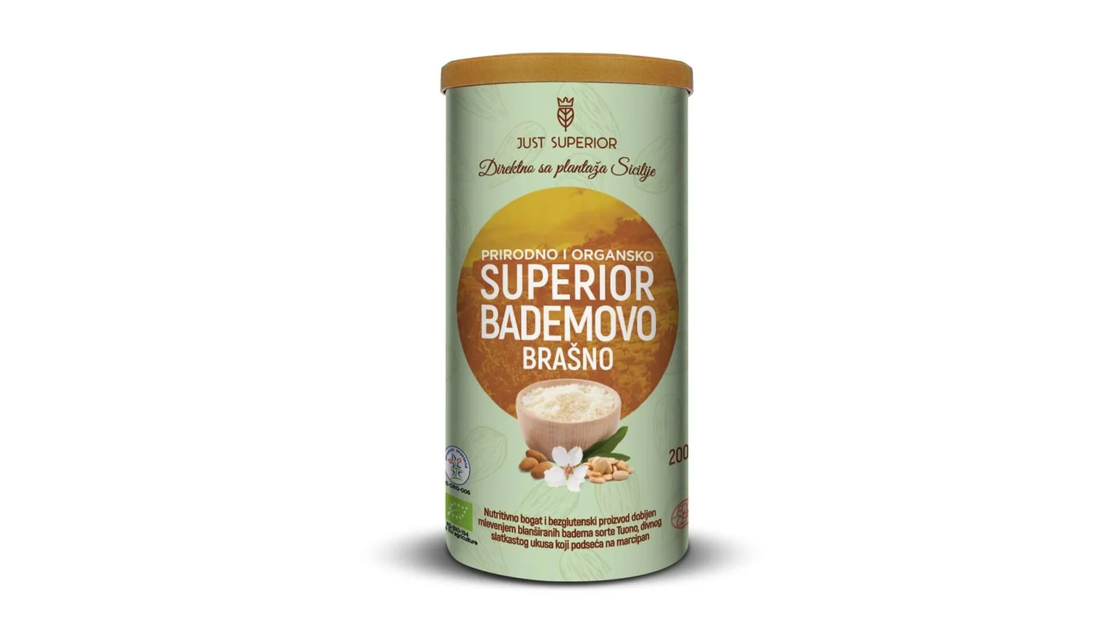 Organsko Bademovo Brašno Just Superior 200g