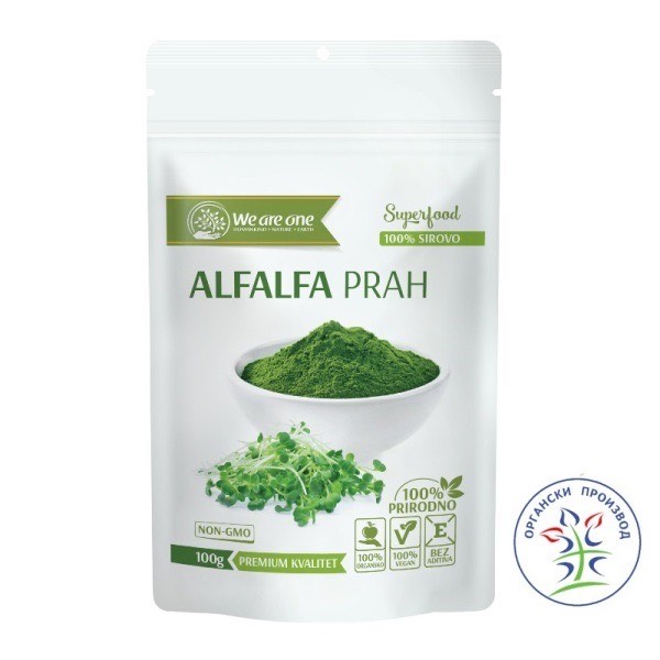 Lucerka Alfalfa u prahu 100g We Are One