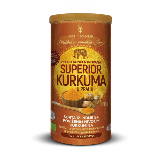 Organska kurkuma u prahu 150g Just Superior