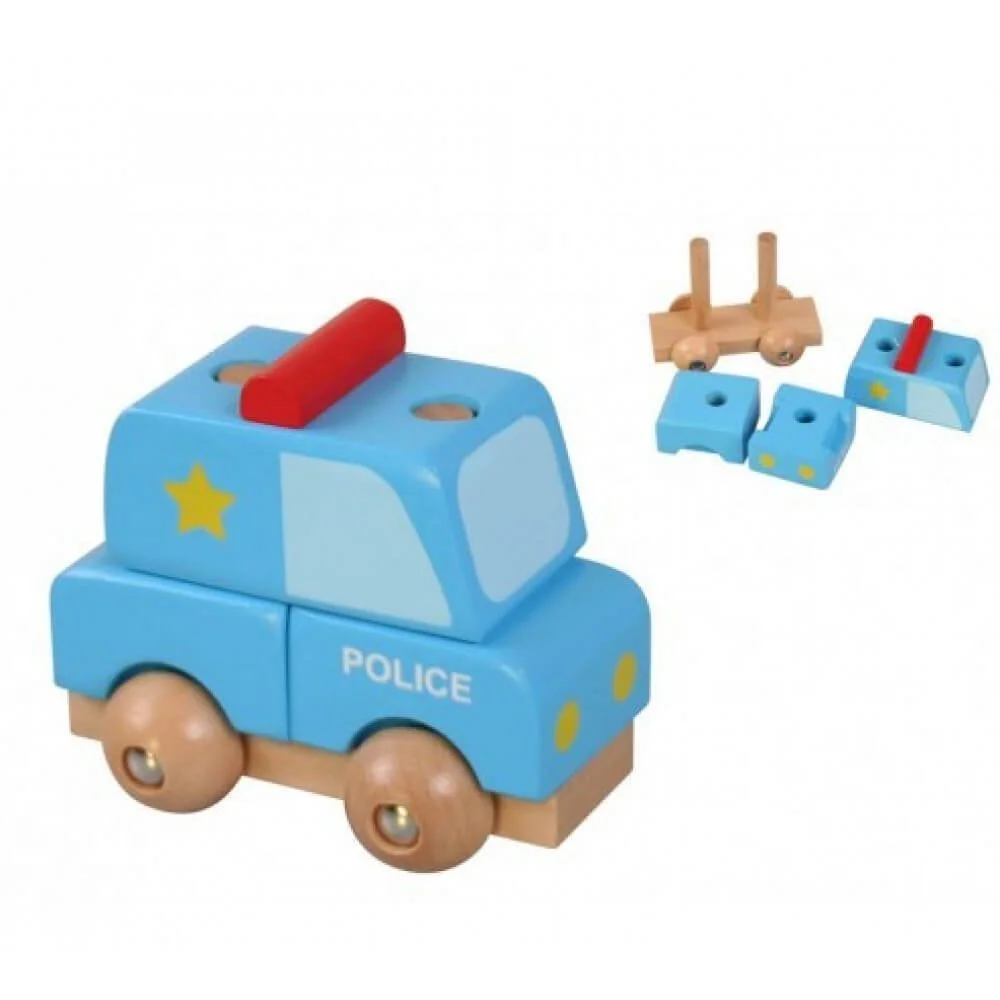 Slagalica Drvena Mini 3D Policija Pino
