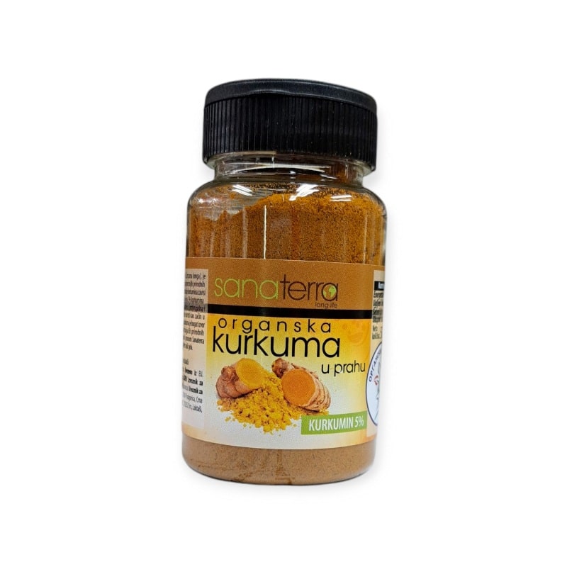 Organska kurkuma u prahu 50g Sanattera