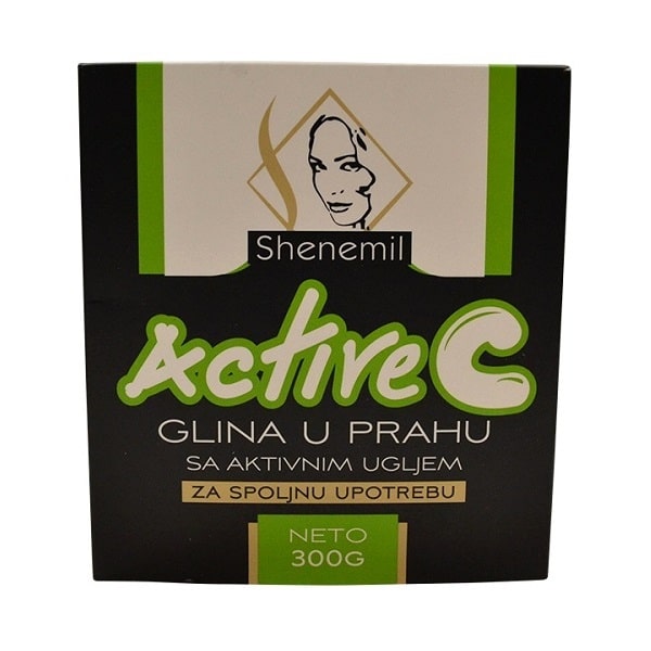 Active C glina sa aktivnim ugljem 300g Shenemil