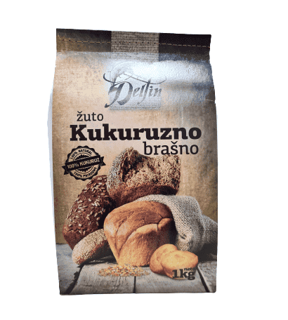 Kukuruzno žuto integralno brašno 1kg Delfin