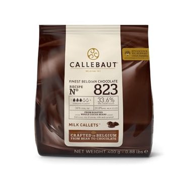 Belgijska mlečna čokolada Callebaut 400g