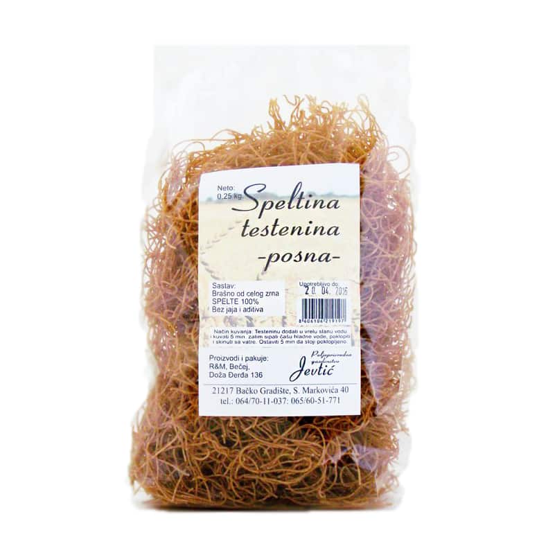 Speltina testenina za supu Jevtić 250g