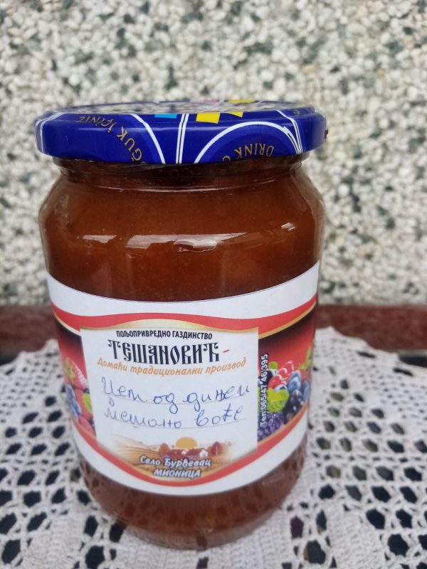 Džem od dinje i mešanog voća 1kg, gazdinstvo Goce Tešanović