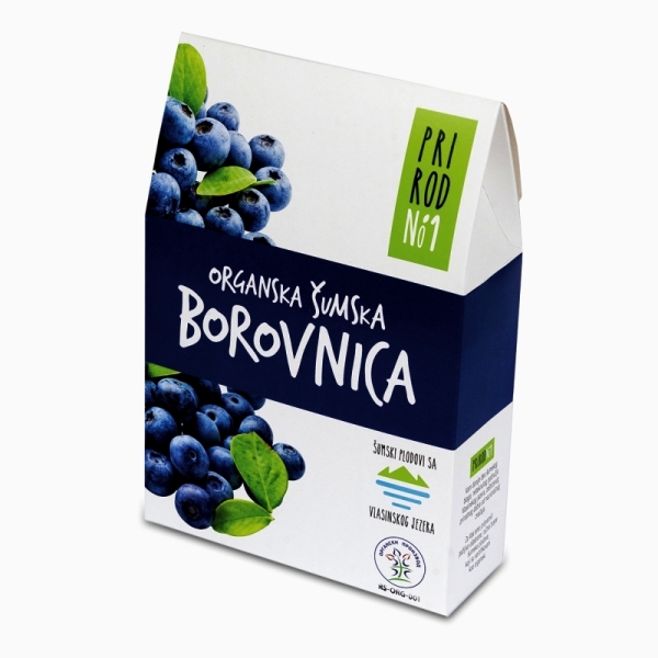 Zamrznuta šumska borovnica 250g (organska)