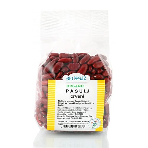 Pasulj crveni 200g (organski)